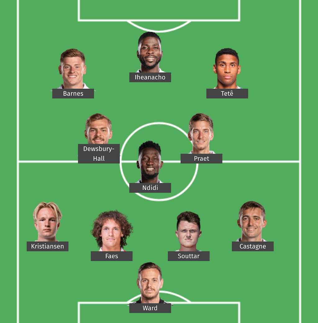 Leicester City team news & predicted line-up vs Southampton
