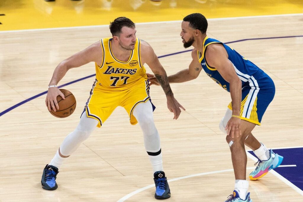 Luka Doncic injury update: Los Angeles Lakers star suffers groin ...