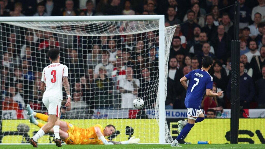 England 0-1 Japan: Three Lions beaten at Wembley through Mitoma goal as ...